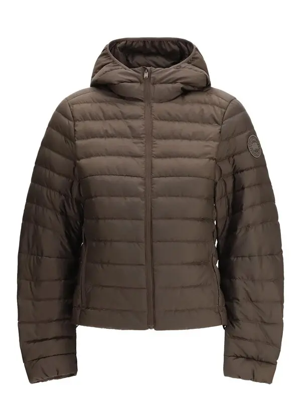 Canada Goose Aethera Tonal Label Hooded Jacket - Brown
