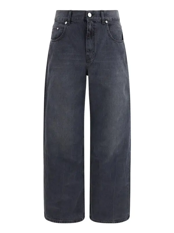 Séfr Relaxed Straight Leg Jeans - Black
