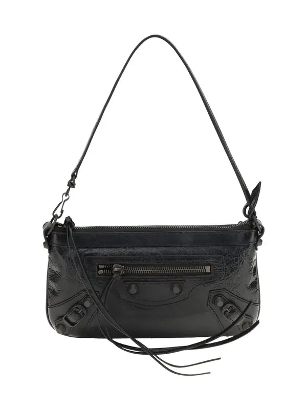 Balenciaga Le City Clutch Bag - Black