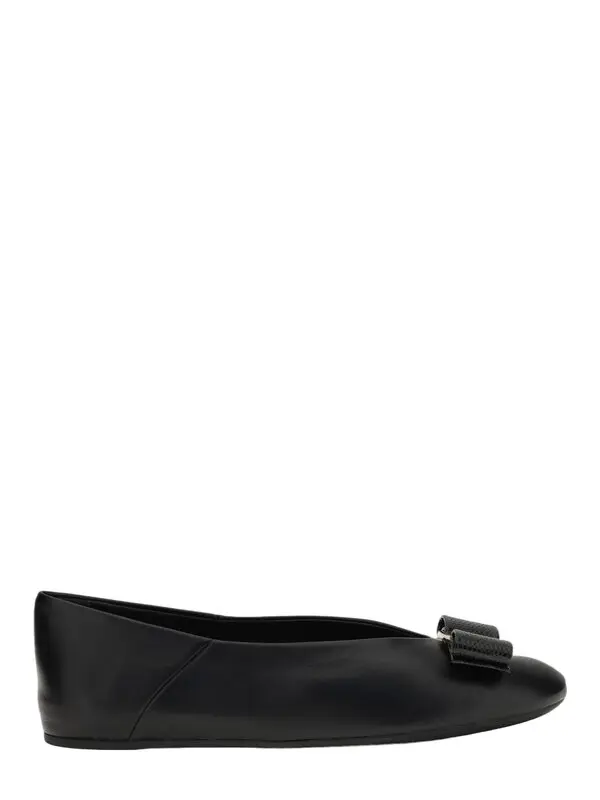 FERRAGAMO Vara Bow Ballerinas - Black