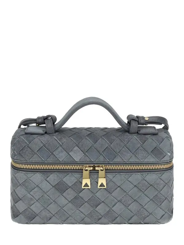 Bottega Veneta Bang Bang Vanity Case Shoulder Bag - Grey