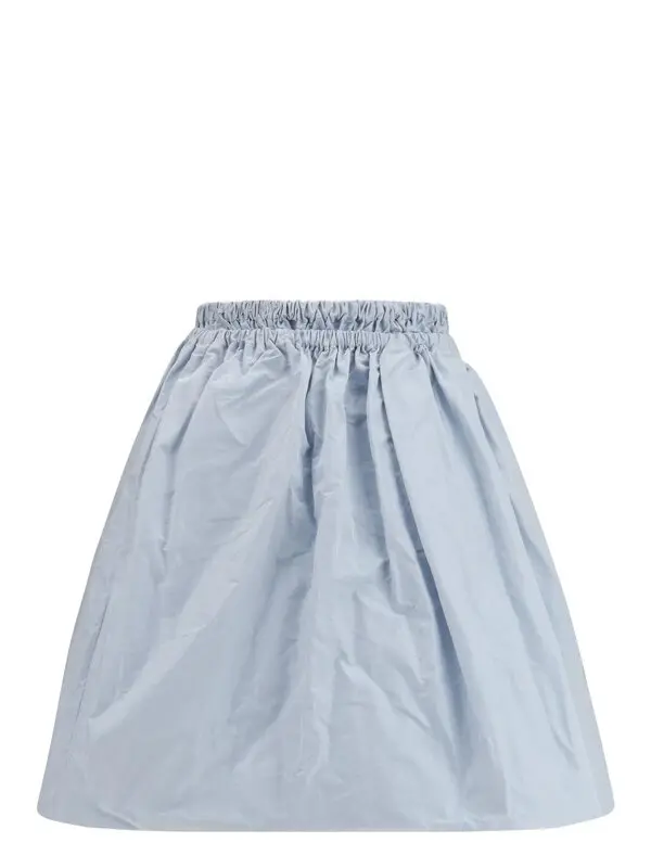 Prada Taffeta Gathered Skirt - Light Blue