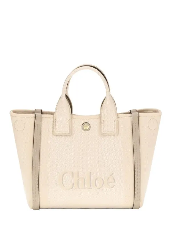 Chloé Carry Tote Bag - Beige