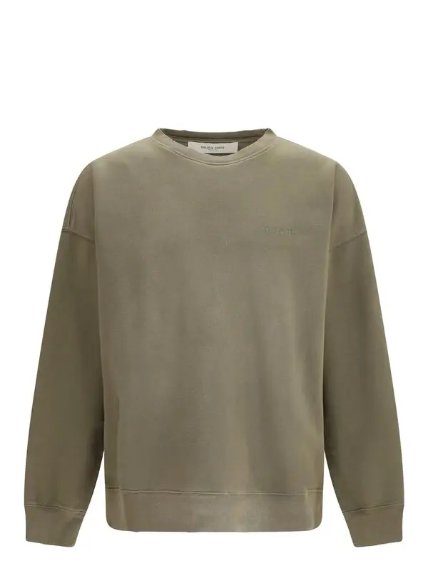 GOLDEN GOOSE Journey Crew Neck Sweatshirt - Green