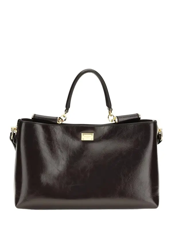 Dolce & Gabbana Vittoria Medium Handbag - Brown