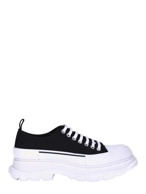 Alexander McQueen Tread Slick Platform Sneakers - Black