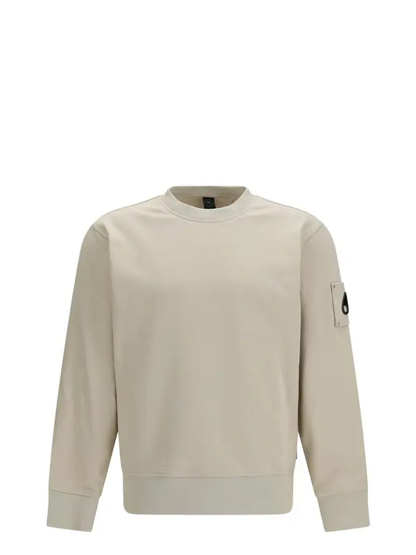 Moose Knuckles Hartsfield Crewneck Sweatshirt - Beige