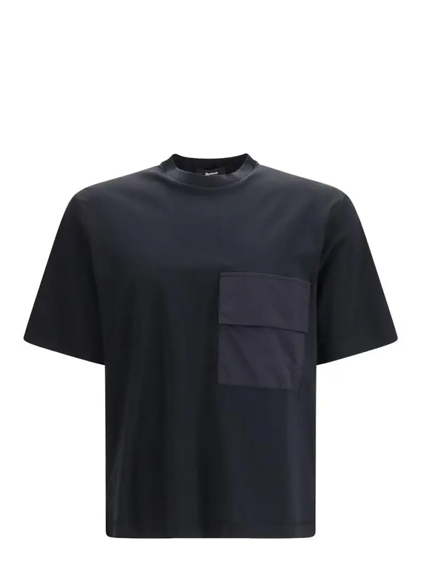 Herno Pocket T-shirt Ale - Black