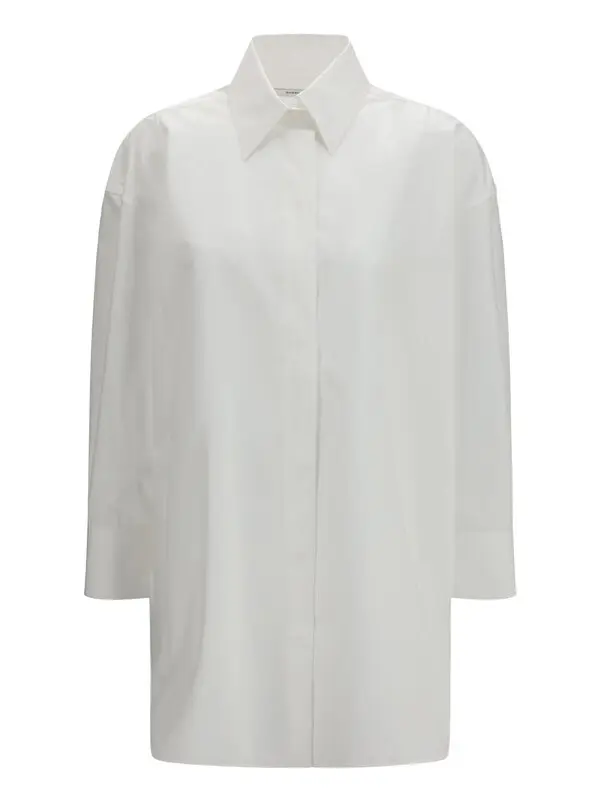 Givenchy Backless Cotton Shirt - White