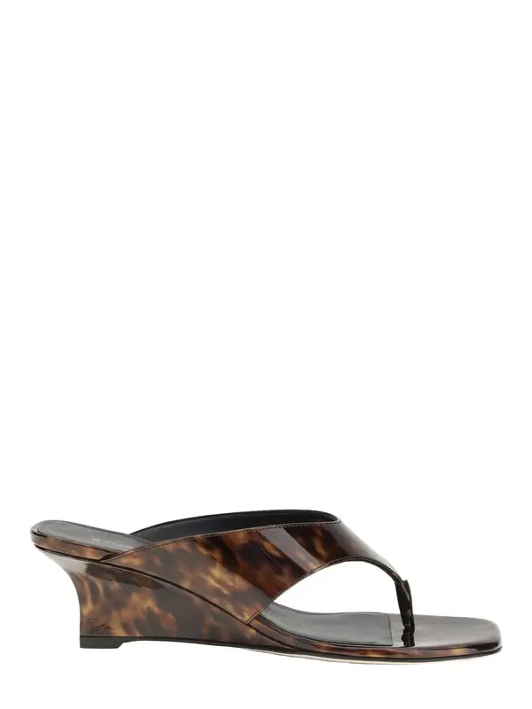 STUART WEITZMAN Vinnie Thong Wedge Sandals - Multicolour