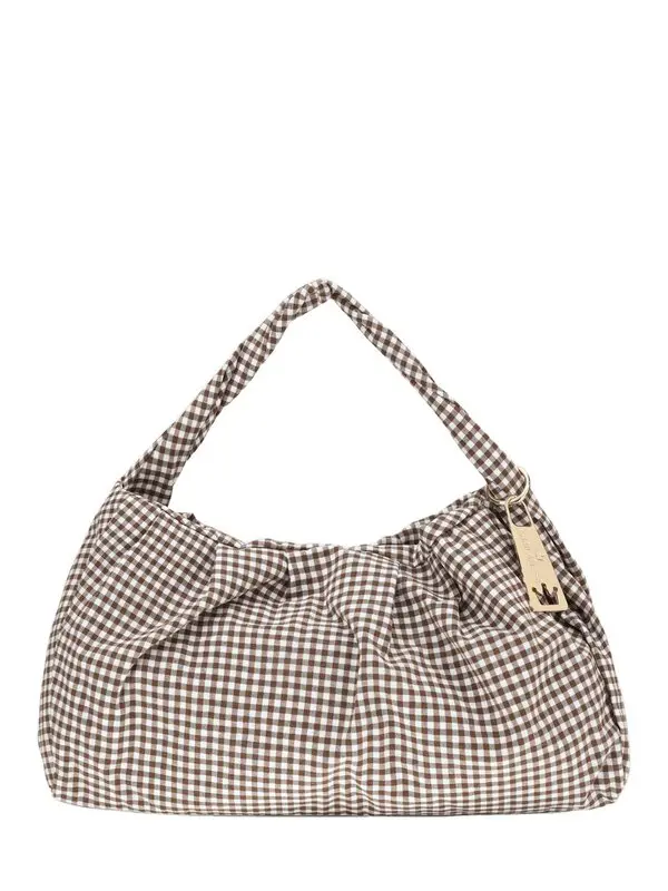 LA MILANESA Aralia Large Shoulder Bag - Brown