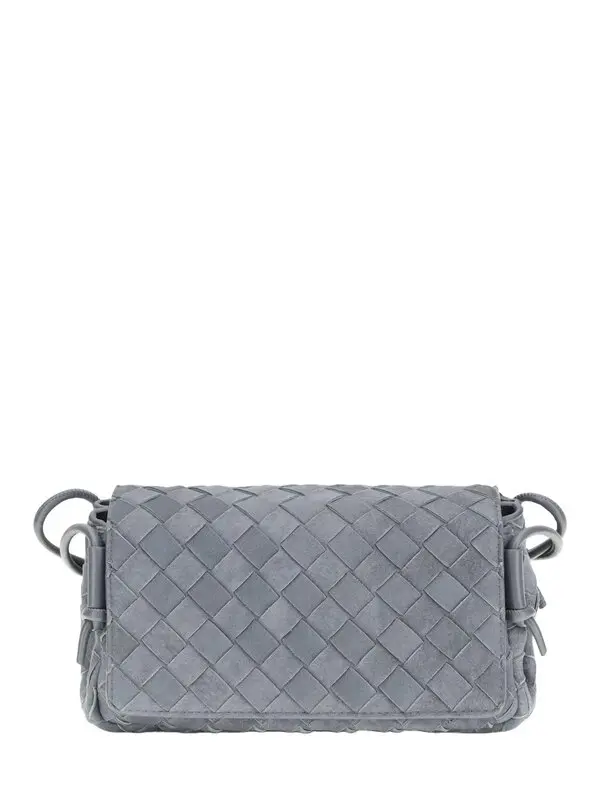 Bottega Veneta Notturno Shoulder Bag - Grey