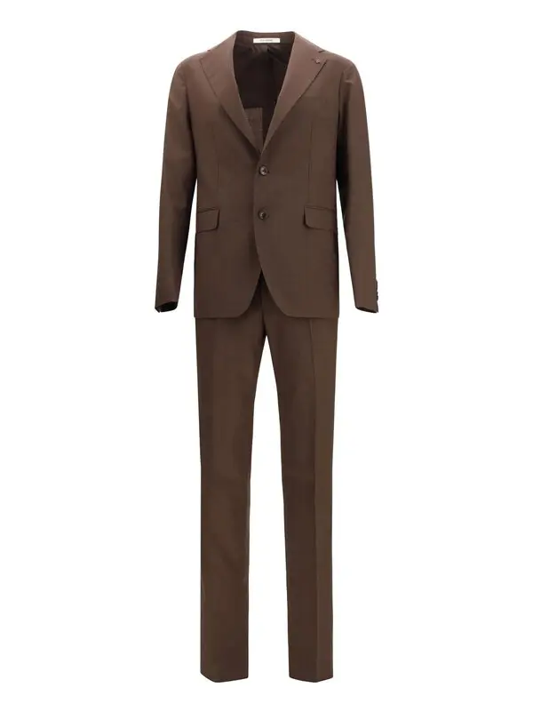 Tagliatore Virgin Wool Suit - Brown