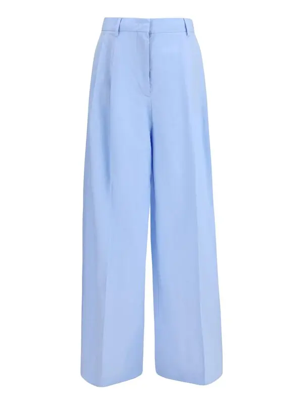 Fabiana Filippi Filo Diamante Wide Leg Trousers - Light Blue