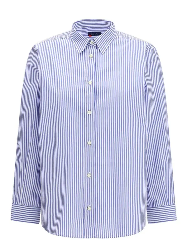 DEPERLU Cotton Button-up Shirt - Multicolour