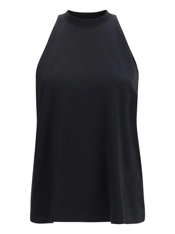 DARKPARK Milla Cut-out Cotton Tank Top - Black
