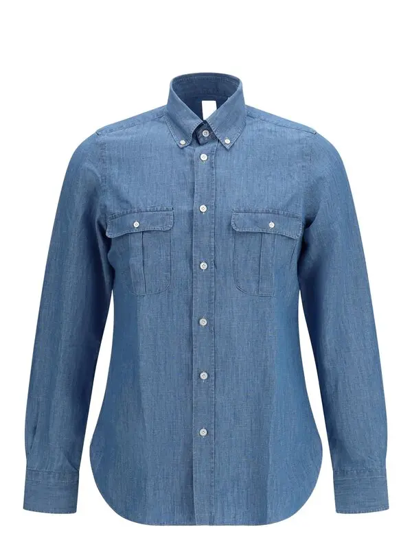 FINAMORE 1925 Zurigo Shirt - Blue