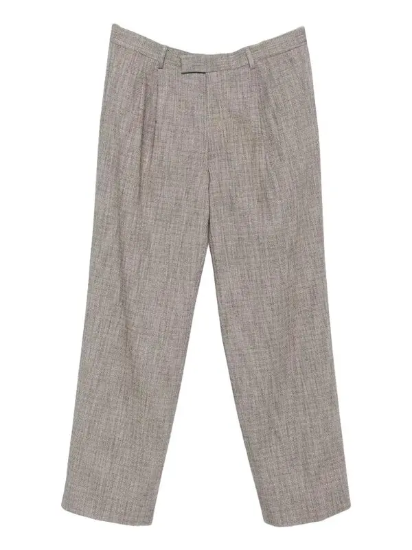 Karl Lagerfeld Pleated Design Trousers - Brown