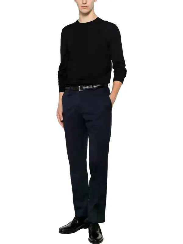 Karl Lagerfeld Tailored Pressed-crease Trousers - Blue