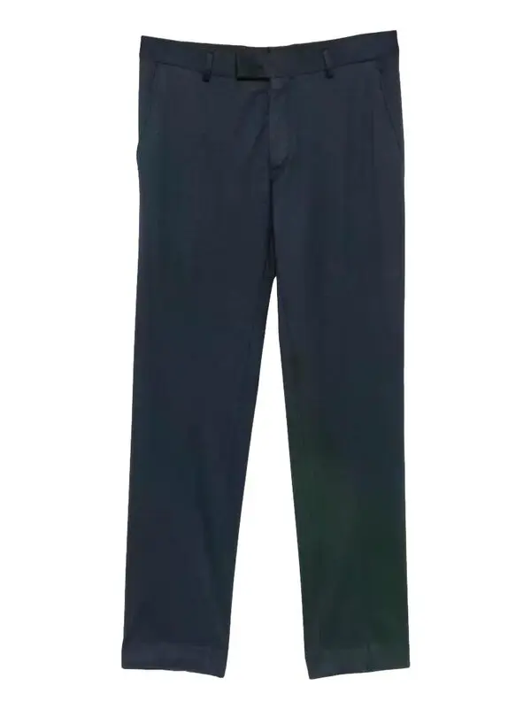 Karl Lagerfeld Tailored Logo Patch Trousers - Blue