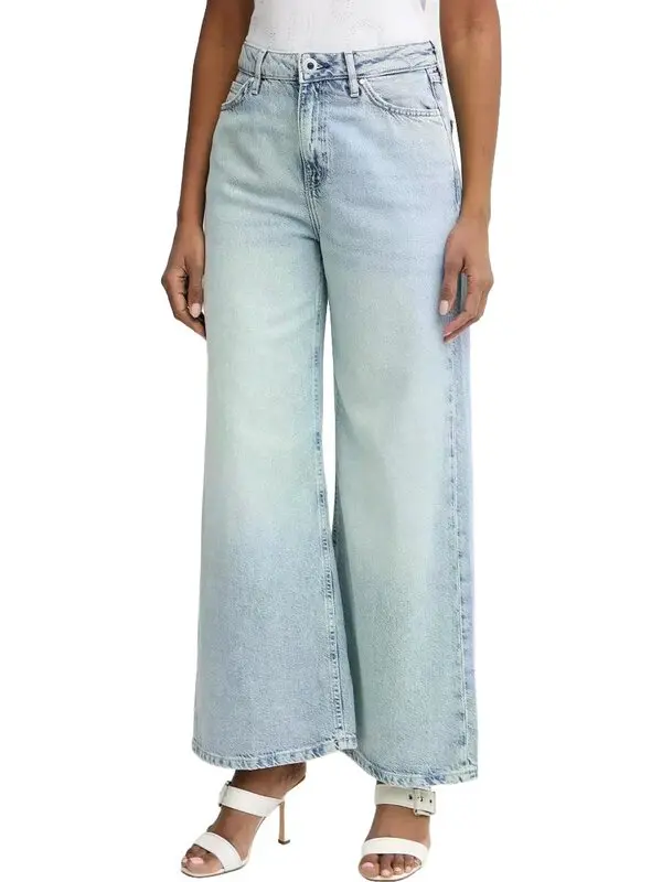 Guess Bellflower Wide-leg Jeans - Blue