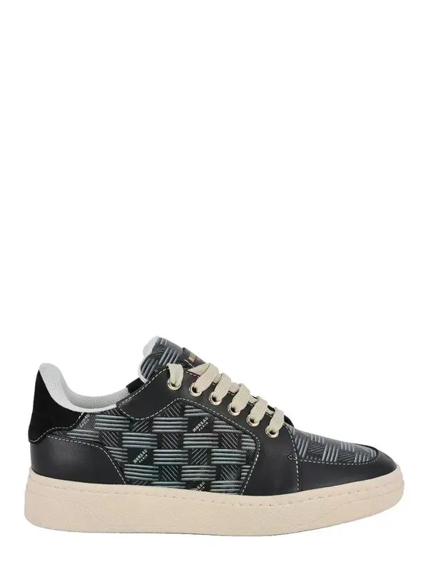 GIUSEPPE ZANOTTI Moreau Paris Monogram Sneakers - Black