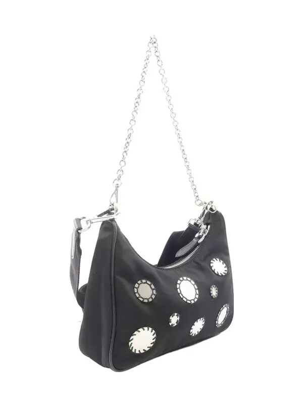 Prada Re-edition 2005 Chain Shoulder Bag - Black