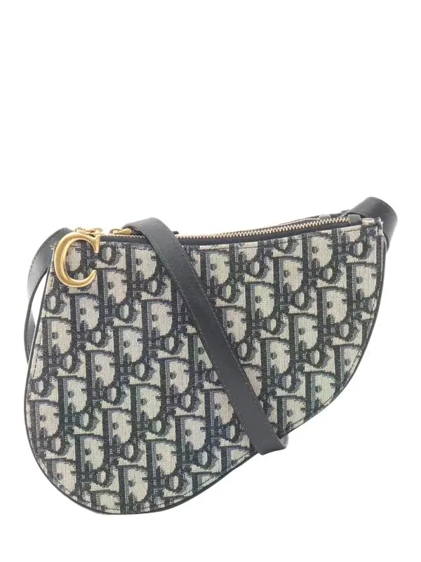 Dior Monogram Saddle Rodeo Crossbody Bag - Blue