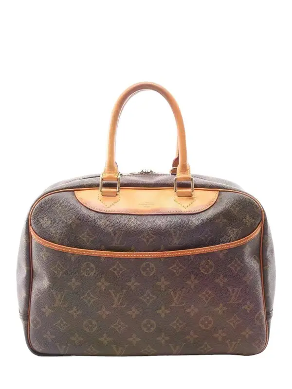 LOUIS VUITTON Monogram Canvas Deauville Tote Bag - Brown