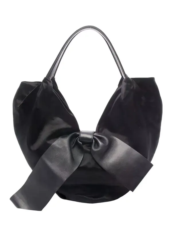 Valentino Garavani Oversized Bow Shoulder Bag - Black