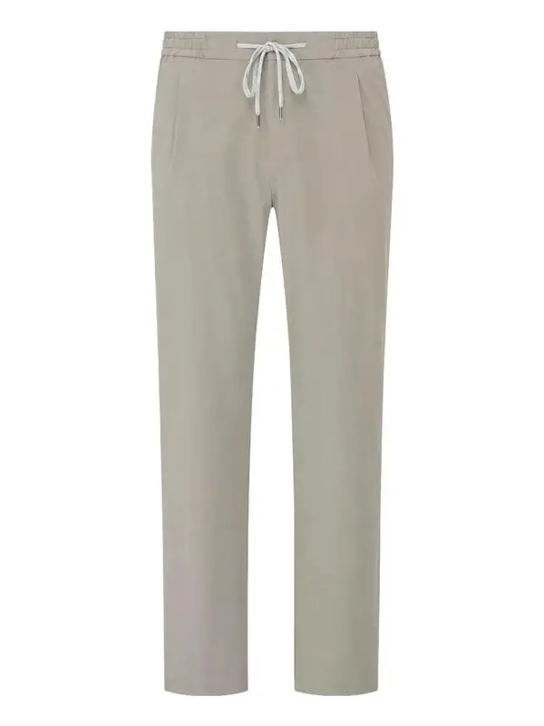 PT TORINO Drawstring Waistband Trousers - Neutrals