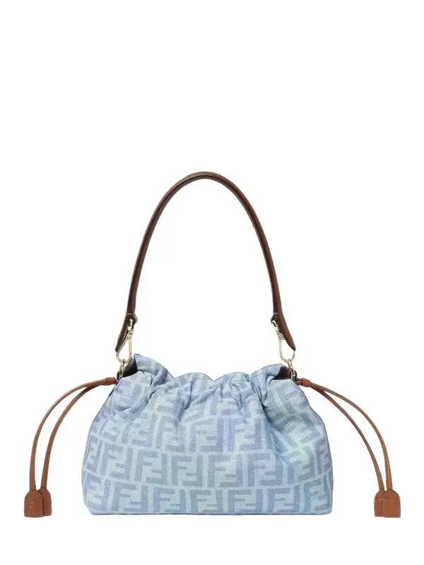 Fendi Baguette® Soft Medium Light Ff Denim Bag - Blue