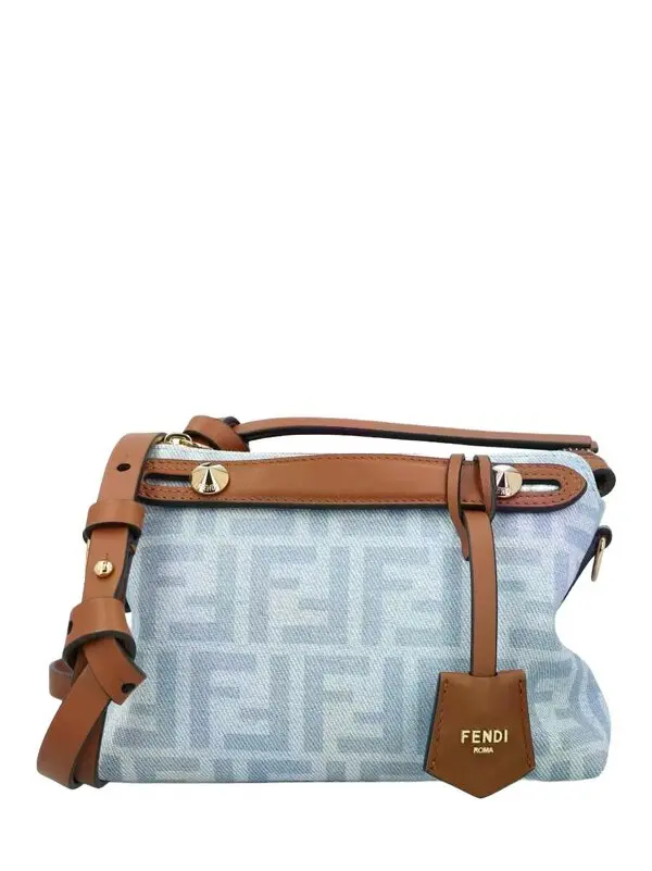 Fendi By The Way Soft Ff Jacquard Mini Bag - Blue