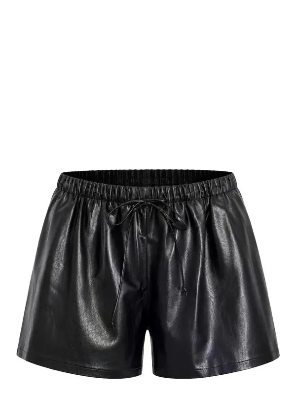 HAIKURE Drawstring-waist Shorts - Black