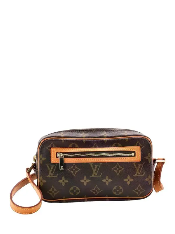 LOUIS VUITTON Monogram Canvas Cite Pochette Shoulder Bag - Brown