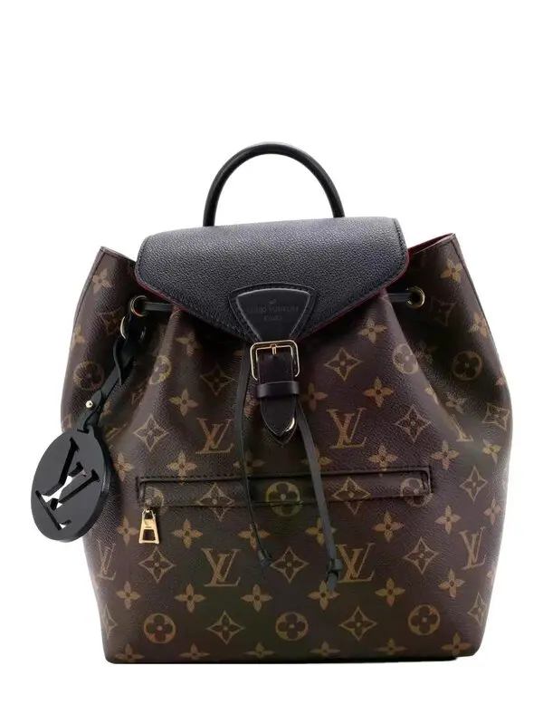 LOUIS VUITTON Montsouris Nm Monogram Canvas Pm Backpack - Black