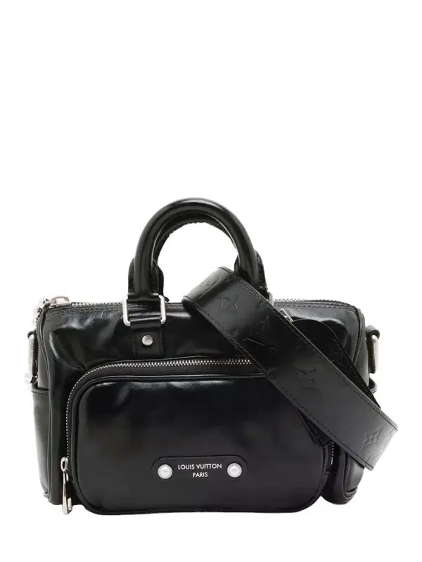 LOUIS VUITTON Keepall Cargo Bandouliere 25 Satchel - Black