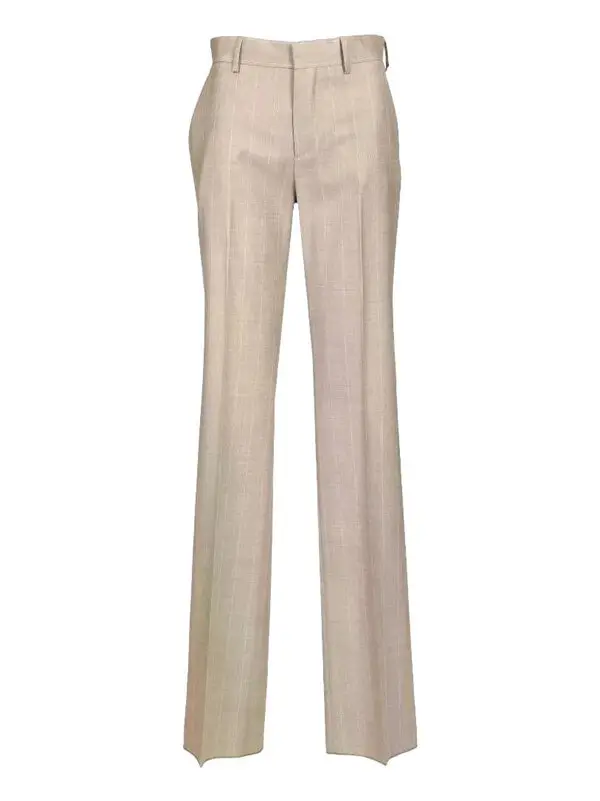 LATORRE Pinstripe Wide-leg Trousers - Neutrals