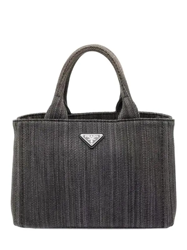 Prada Canapa Satchel - Grey