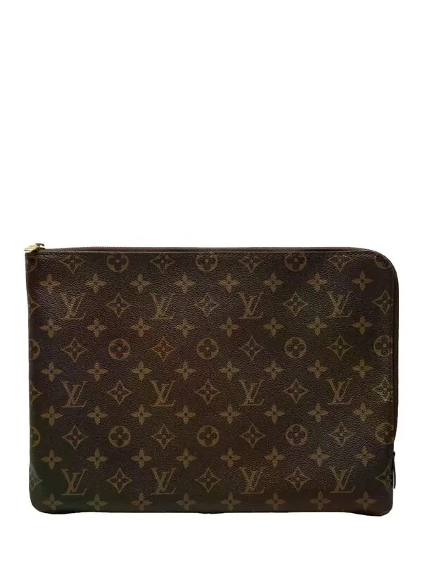 LOUIS VUITTON Etui Voyage Mm Clutch Bag - Brown