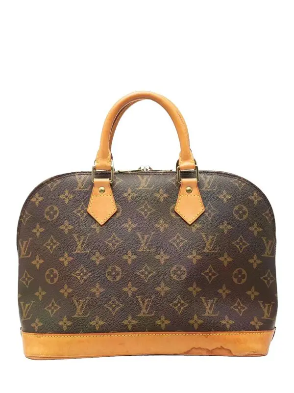 LOUIS VUITTON Monogram Alma Pm Handbag - Brown