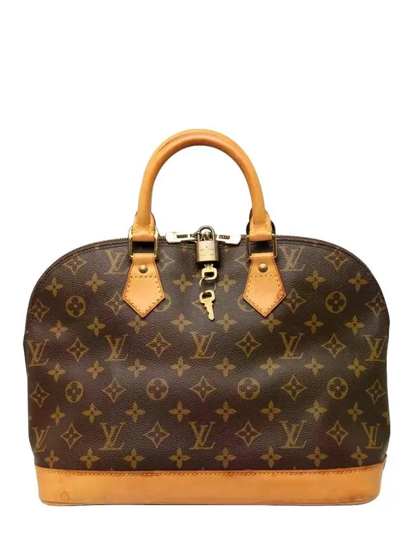 LOUIS VUITTON Monogram Alma Pm Handbag - Brown