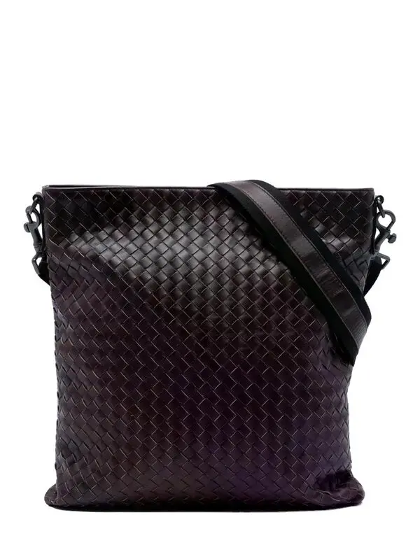 Bottega Veneta Nappa Intrecciato Vn Crossbody Bag - Brown