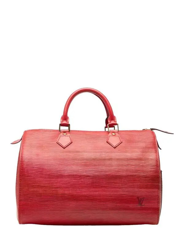 LOUIS VUITTON Epi Speedy 30 Boston Bag - Red
