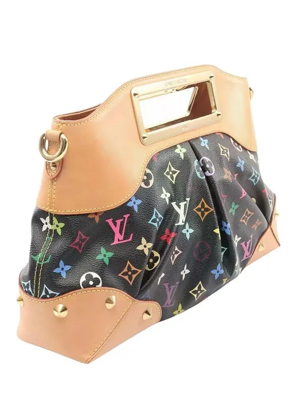LOUIS VUITTON Monogram Multicolore Judy Mm Satchel - Black