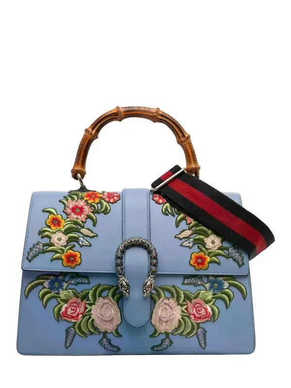 Gucci Dionysus Web Satchel - Blue