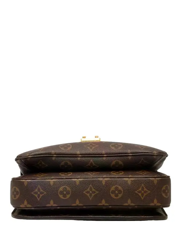 LOUIS VUITTON Monogram Pochette Metis Satchel - Brown