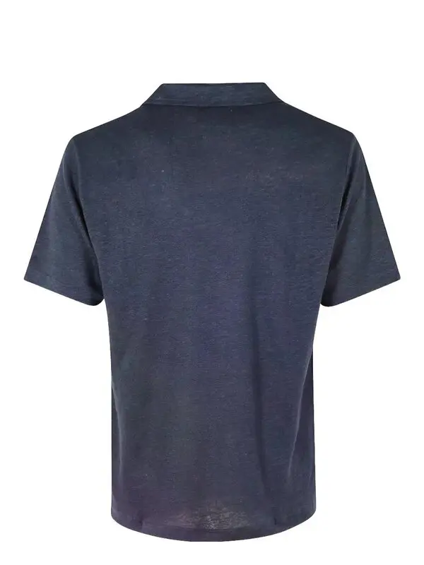 MC2 SAINT BARTH Fraser Linen T-shirt - Blue