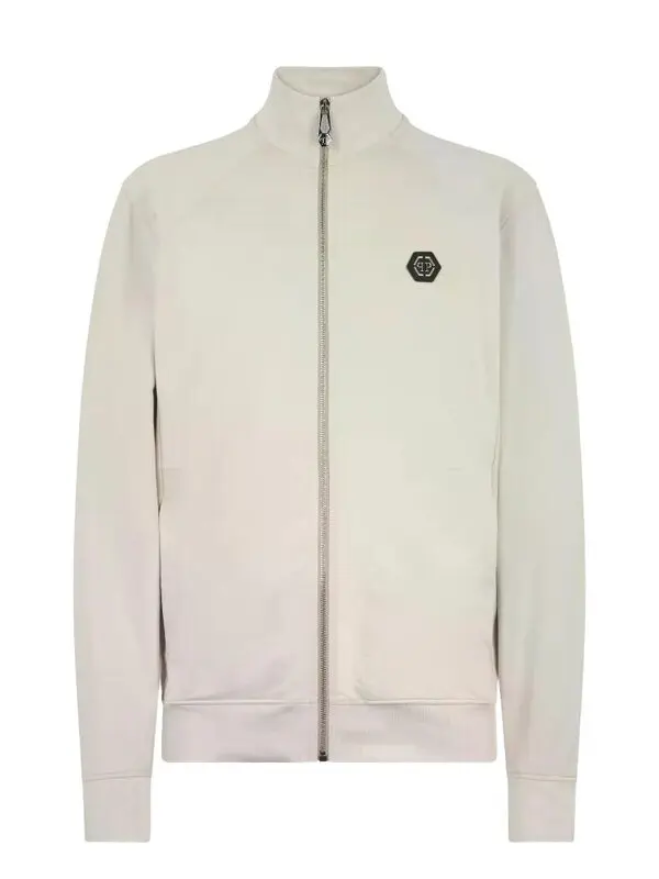 Philipp Plein Zip-up Sports Jacket - Neutrals
