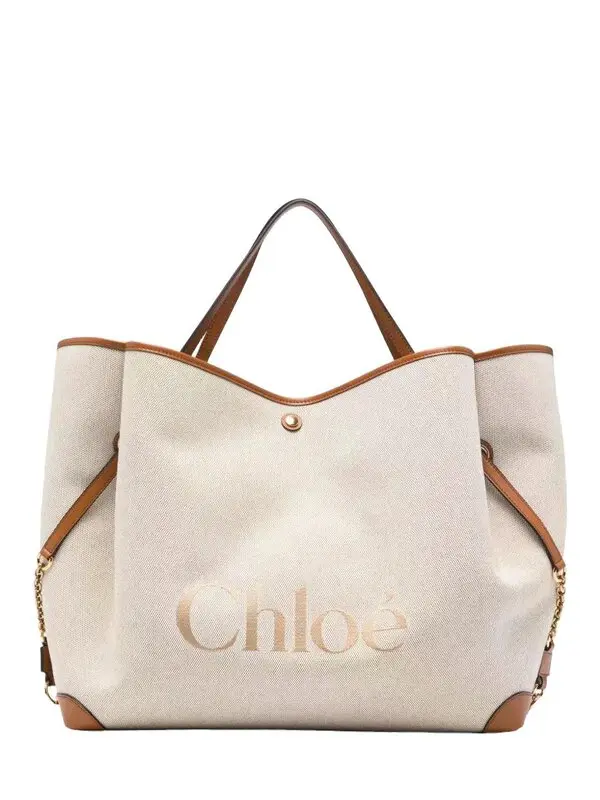 Chloé Large Tote Bag - Neutrals